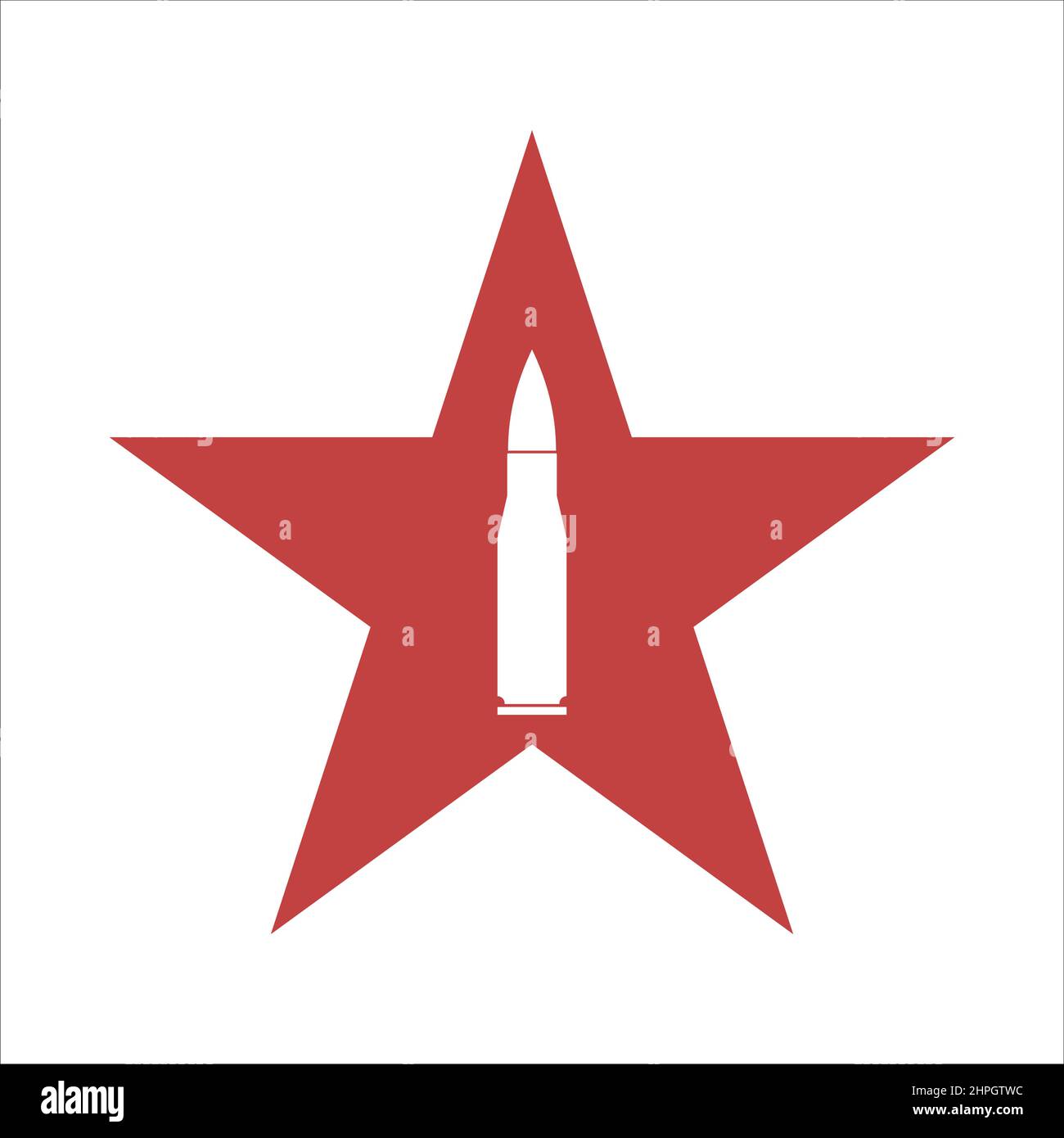 bullet icon. Weapon ammo sign. vector illustration Stock Vector Image ...