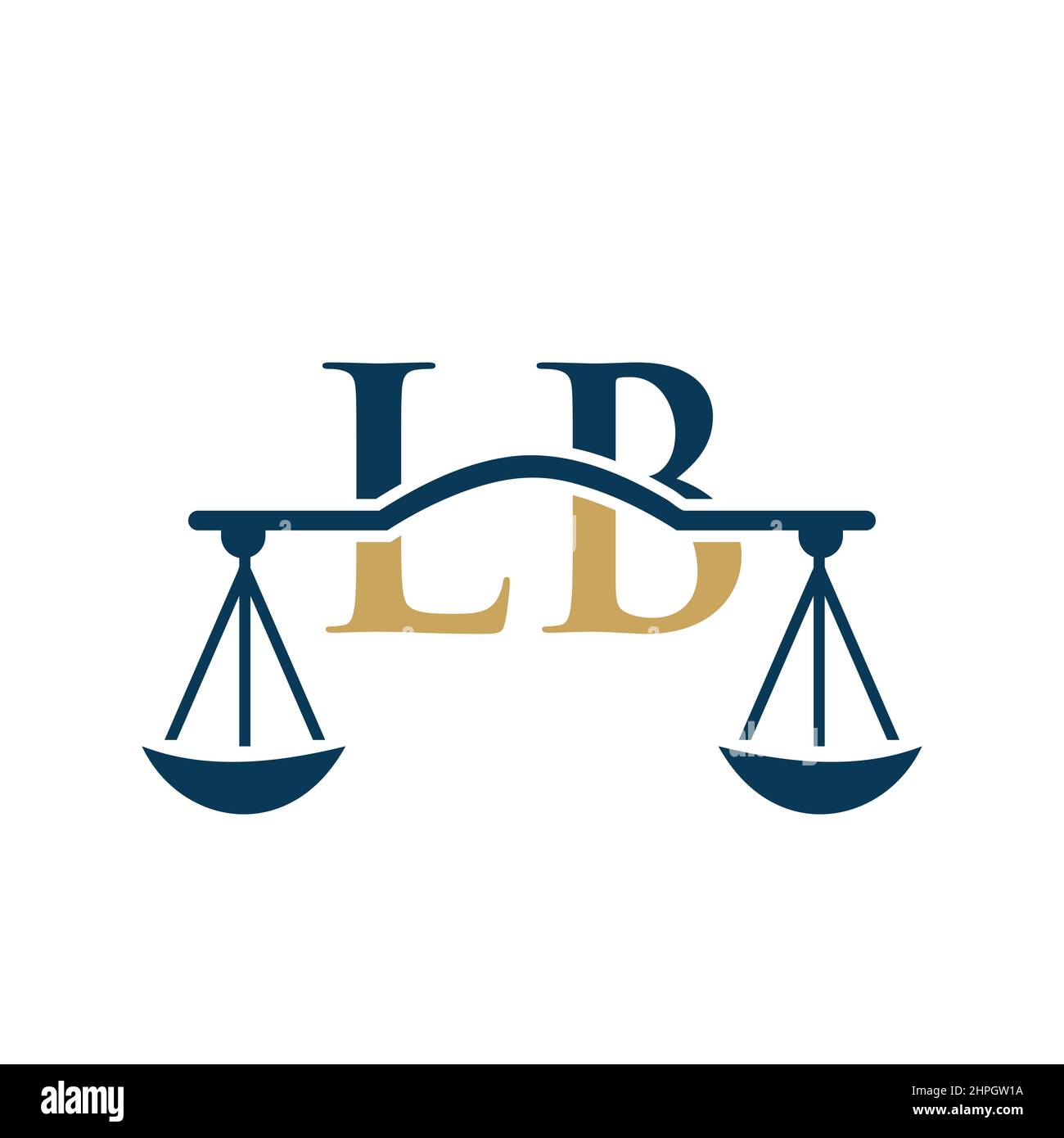 Law Firm Letter LB Logo Design. Lawyer, Law Attorney Lawyer Service ...