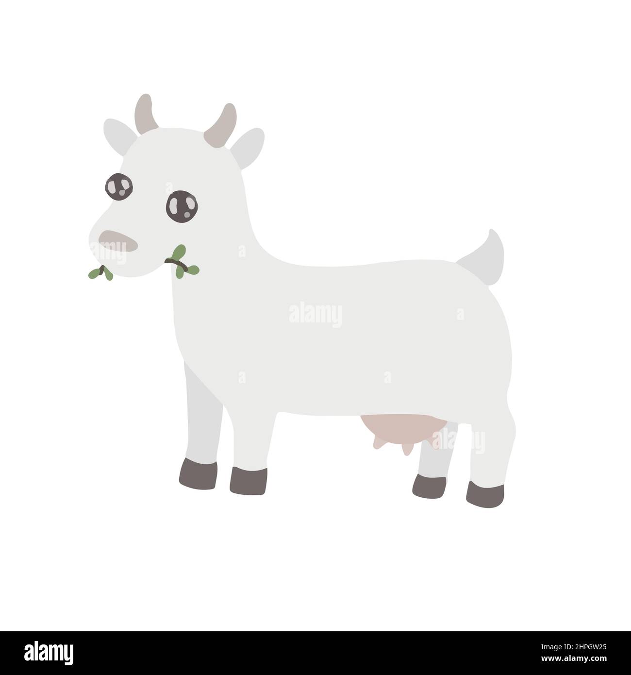 Cartoon goat farm animals Stock Vector Image & Art - Alamy