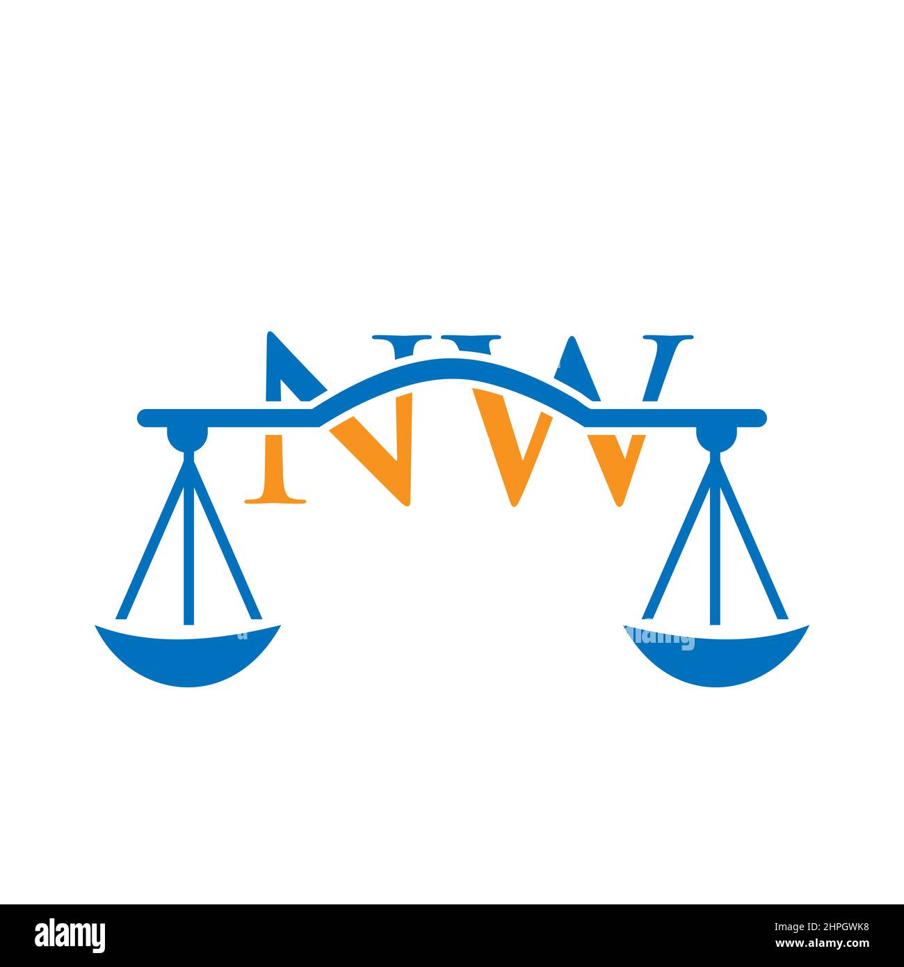 Law Firm Letter NW Logo Design. Lawyer, Law Attorney Lawyer Service ...