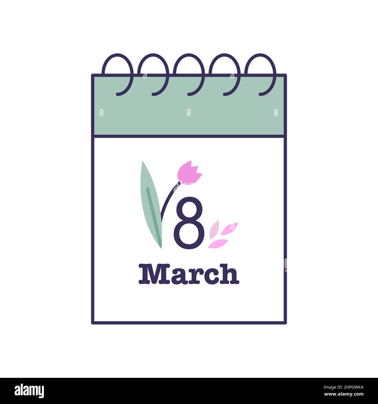 8th month Stock Vector Images - Alamy