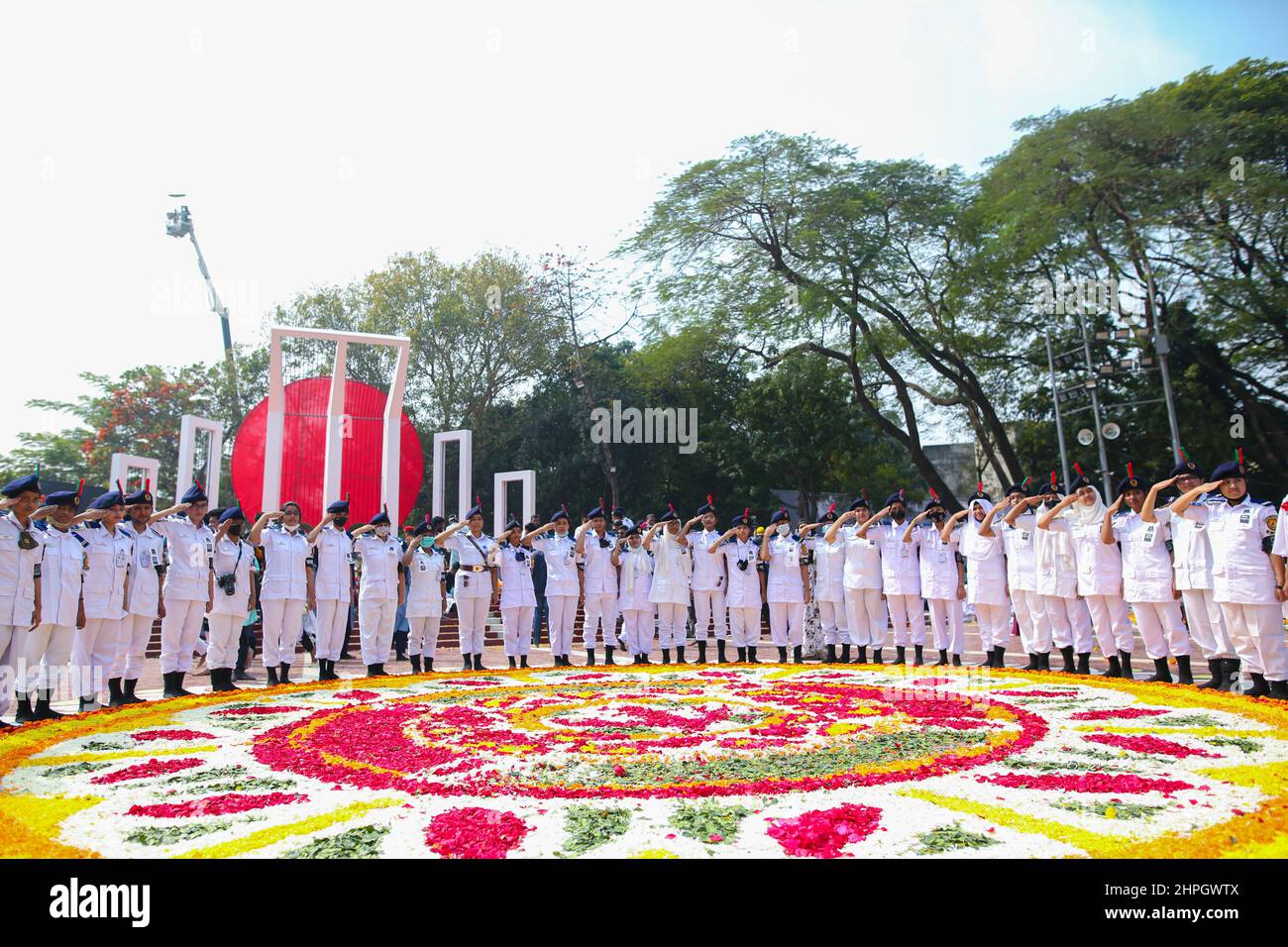 Dhaka, Dhaka, Bangladesh. 21st Feb, 2022. The supreme sacrifice of the ...