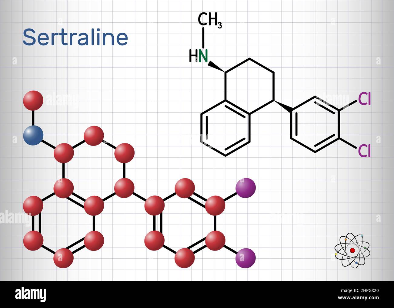 Sertraline Chemical Structure