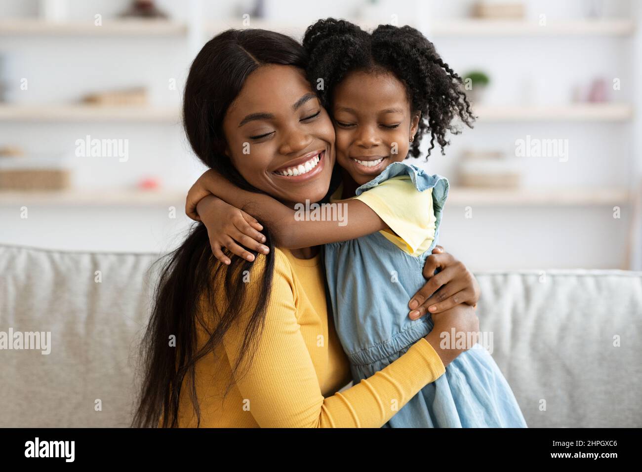 African American Mother And Daughter