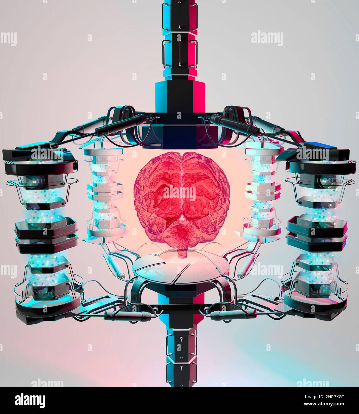 Scientific equipment, control of mental faculties. Creating memories ...