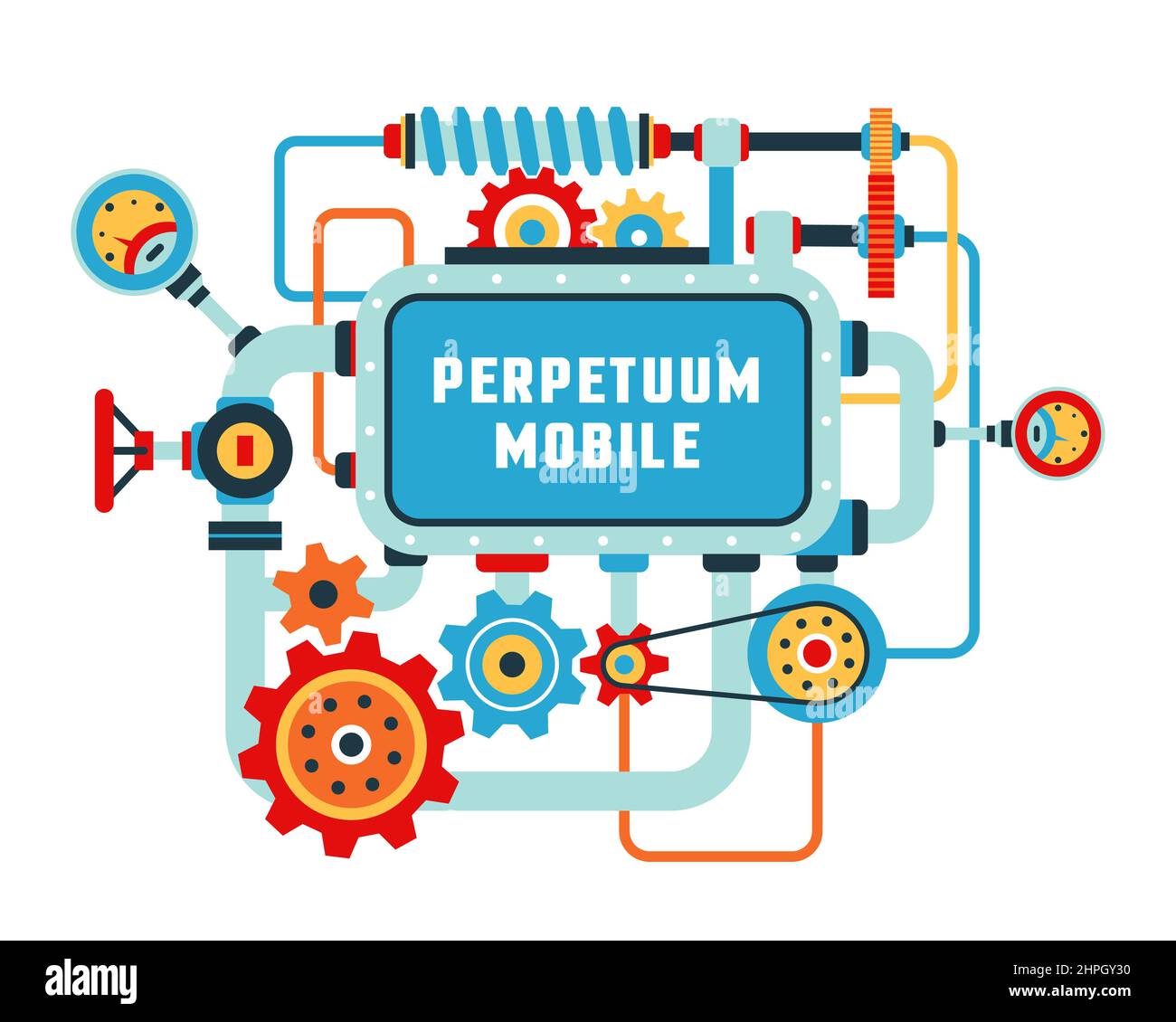 Perpetuum mobile gears hi-res stock photography and images - Alamy