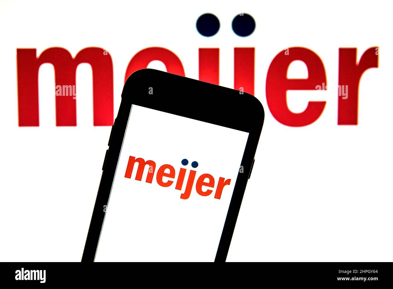 Meijer logo hi-res stock photography and images - Alamy