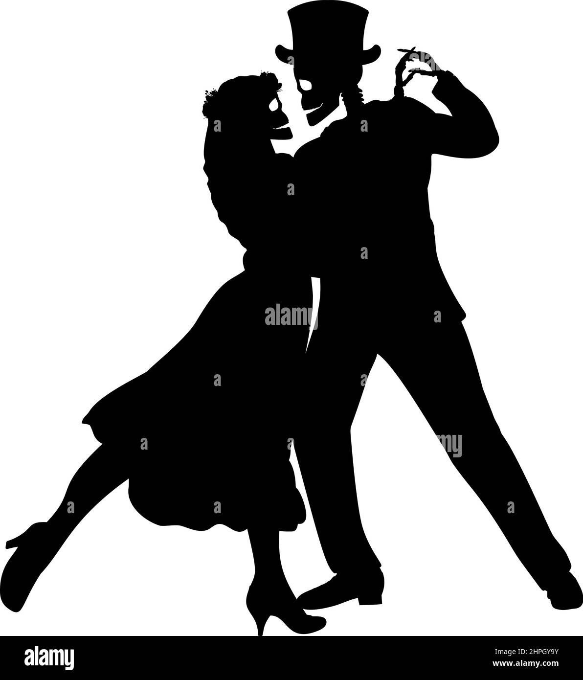 Day of dead skeleton dance Cut Out Stock Images & Pictures - Alamy