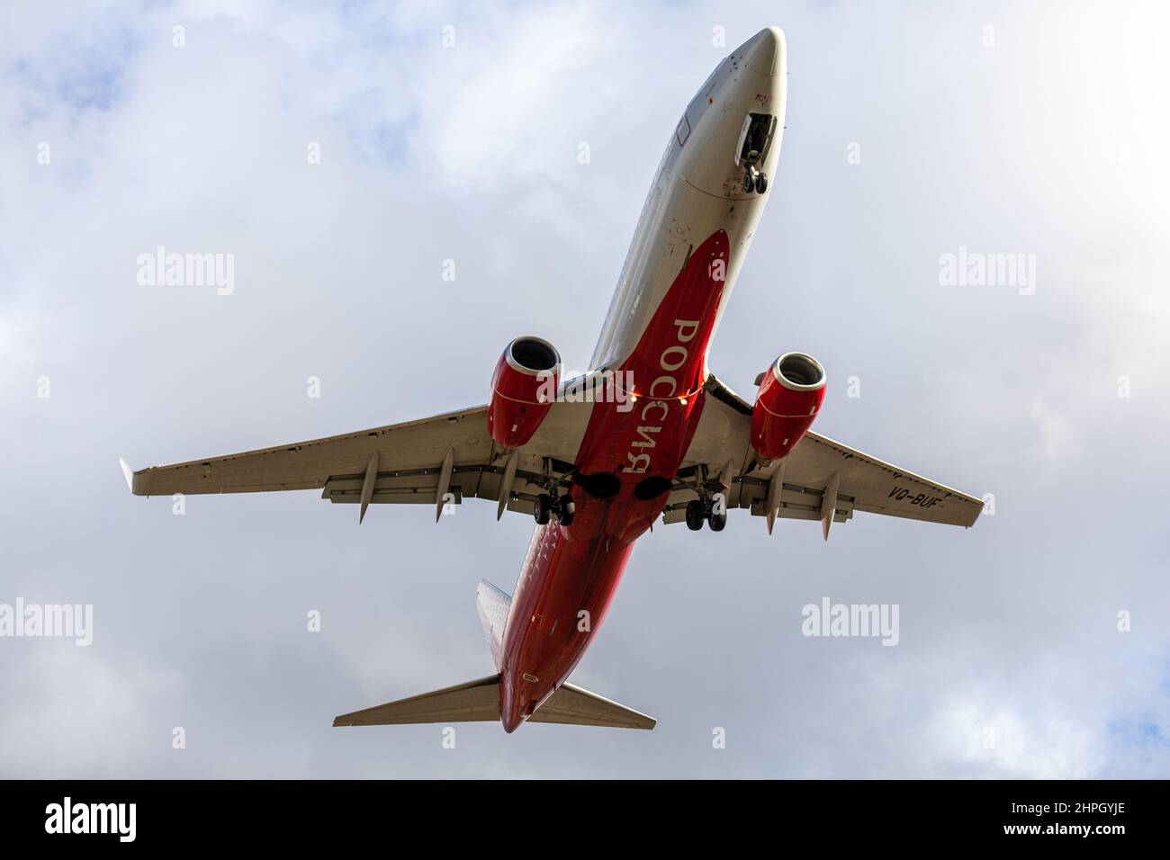 Rossiya Airlines Boeing 737-800 Registration VQ-BUF. Plane take off or ...