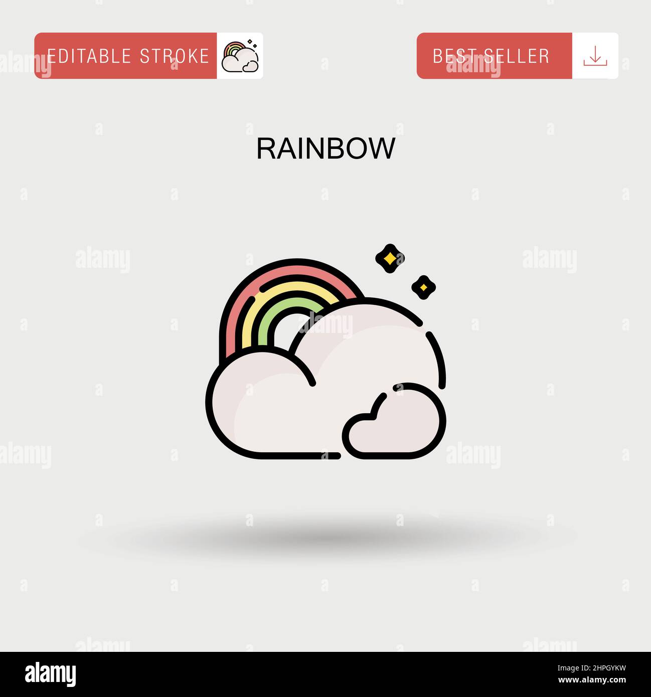 Rainbow design hi-res stock photography and images - Alamy
