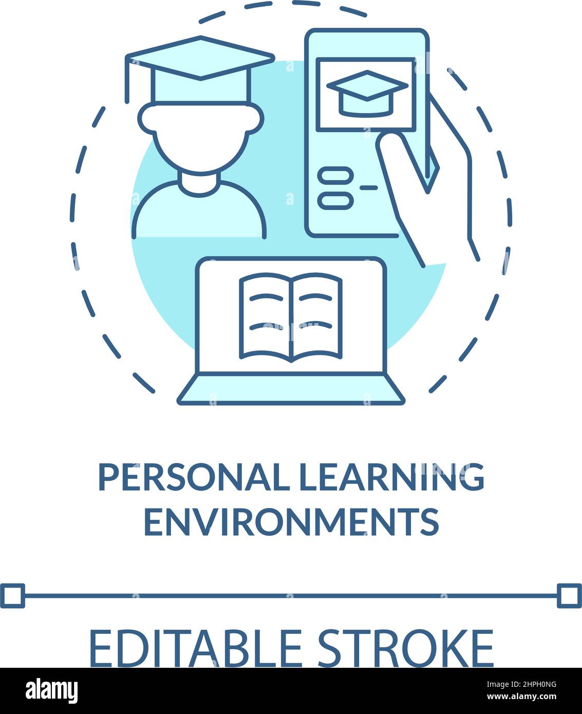 Personal learning environment Stock Vector Images - Alamy