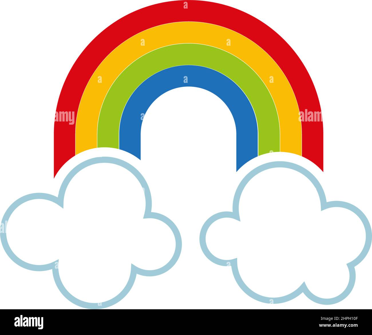 Rainbow icon logo design illustration template vector Stock Vector ...