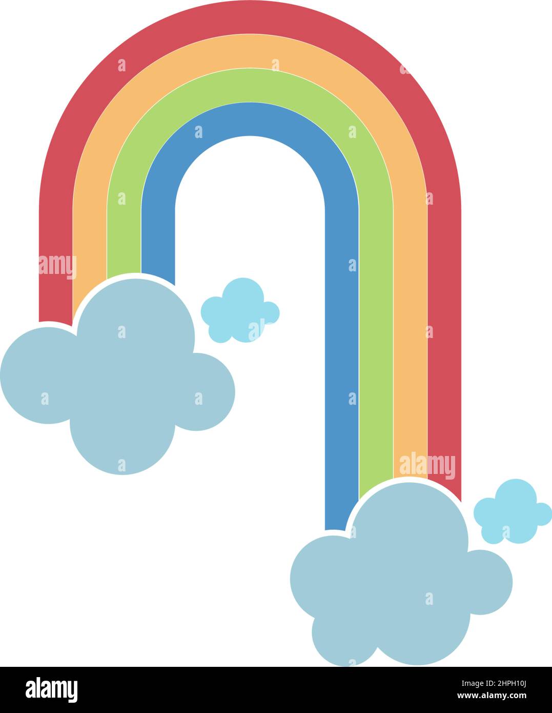 Rainbow icon logo design illustration template vector Stock Vector ...