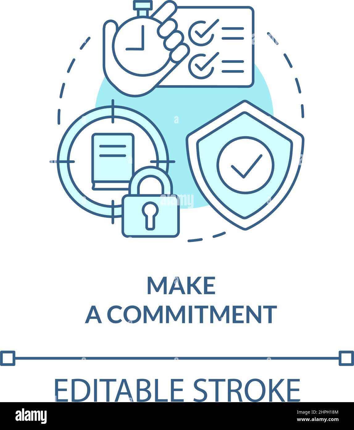 Lifelong commitment Stock Vector Images - Alamy