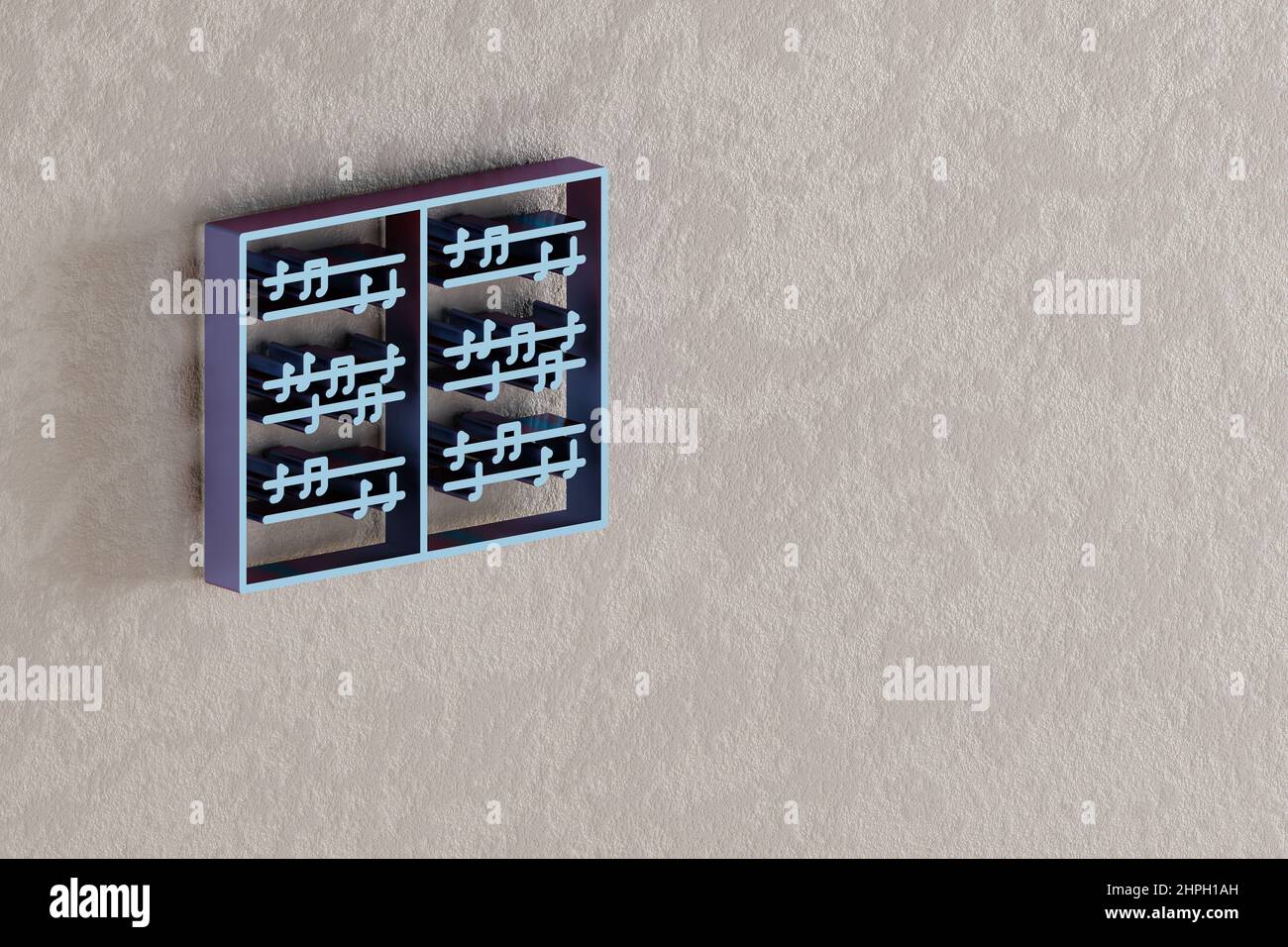 Classical Music icon. Beautiful Blue Classical Music symbol icons on ...