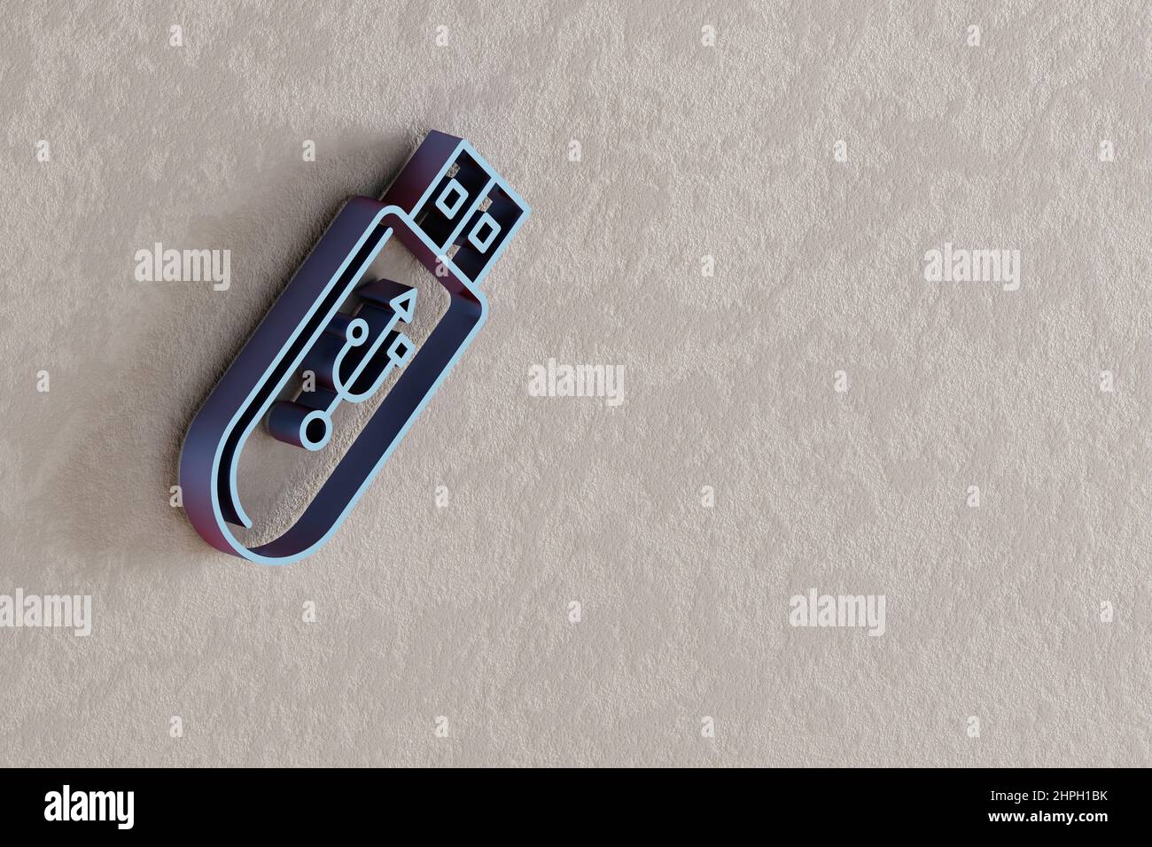 Pendrive Device icon. Beautiful Blue Pendrive Device symbol icons on ...