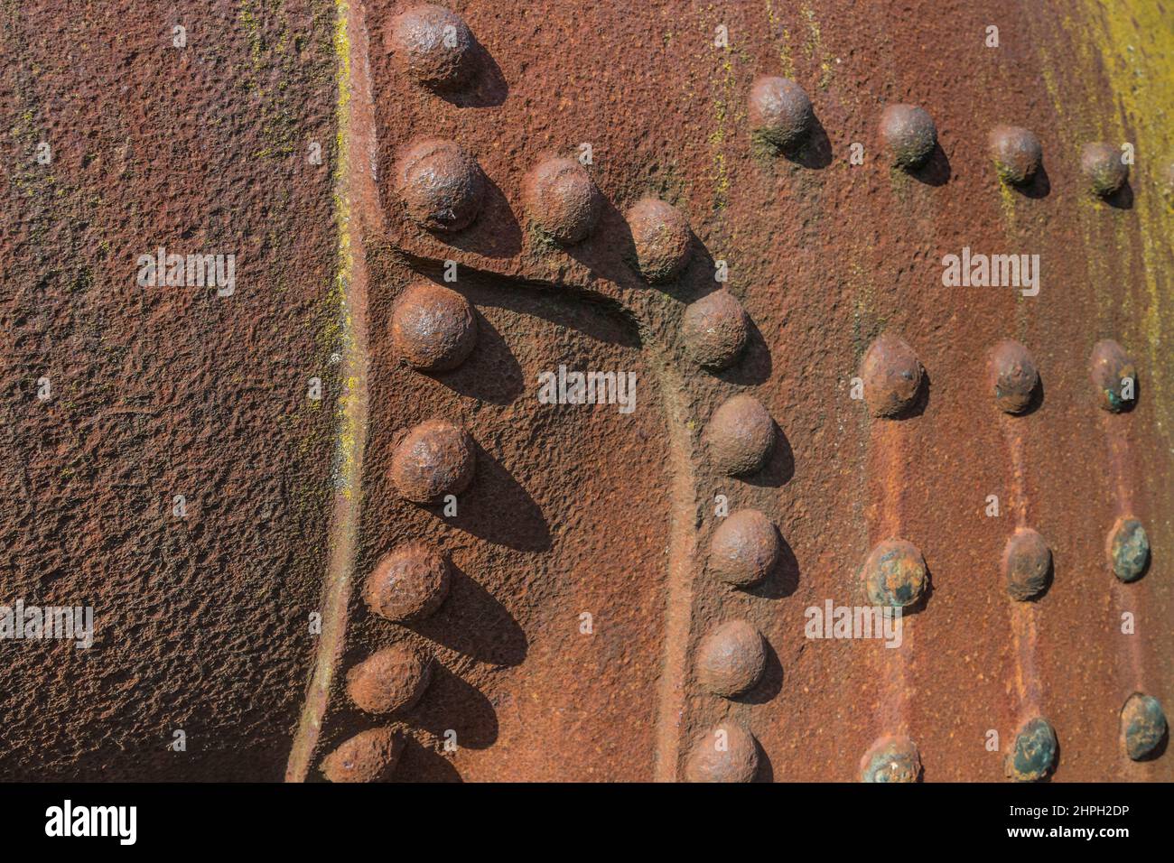 rusty metal background of an scrapped steam boilder Stock Photo - Alamy