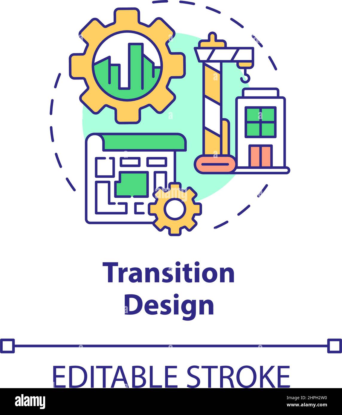 Transition design concept icon Stock Vector Image & Art - Alamy