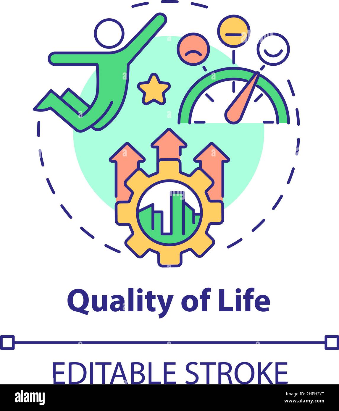 Quality Of Life Concept Icon Stock Vector Image Art Alamy quality-of-life-concept-icon-stock-vector-image-art-alamy