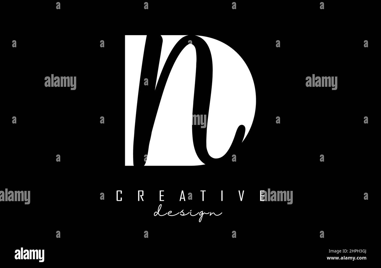 N d logo vector vectors hi-res stock photography and images - Alamy