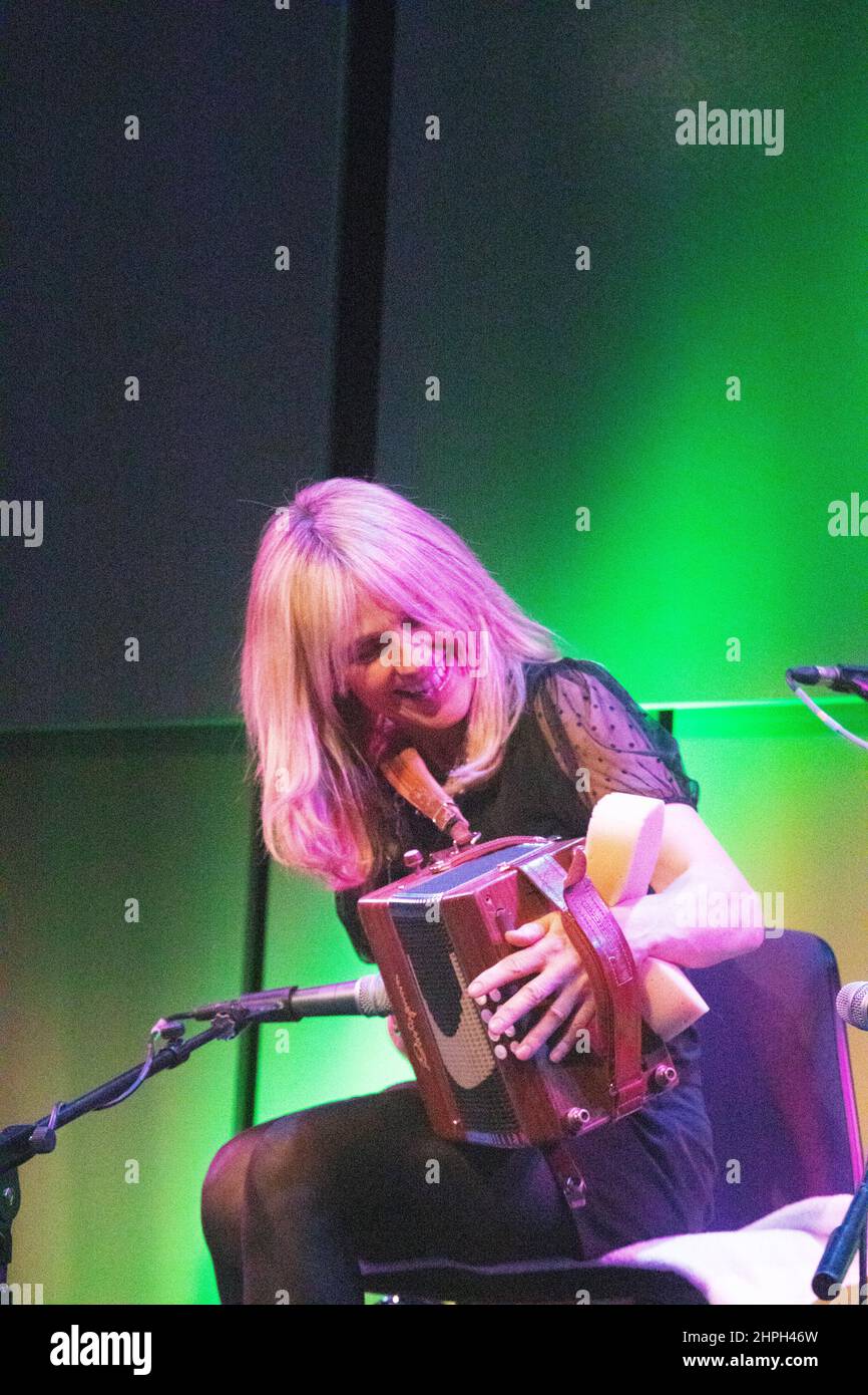 Sharon Shannon ,Irish musician and accordian player performing at ...