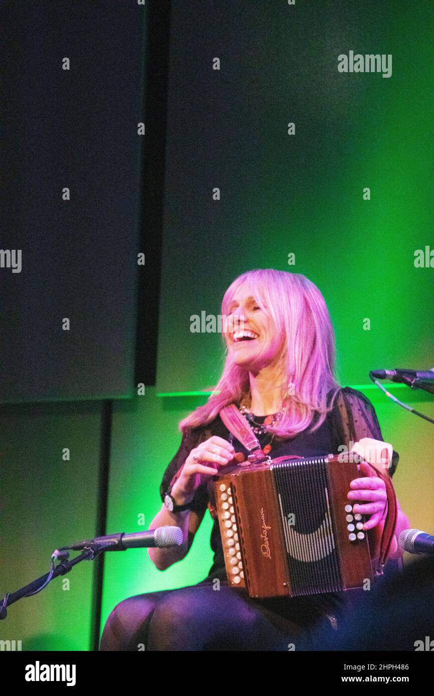 Sharon Shannon ,Irish musician and accordian player performing at ...