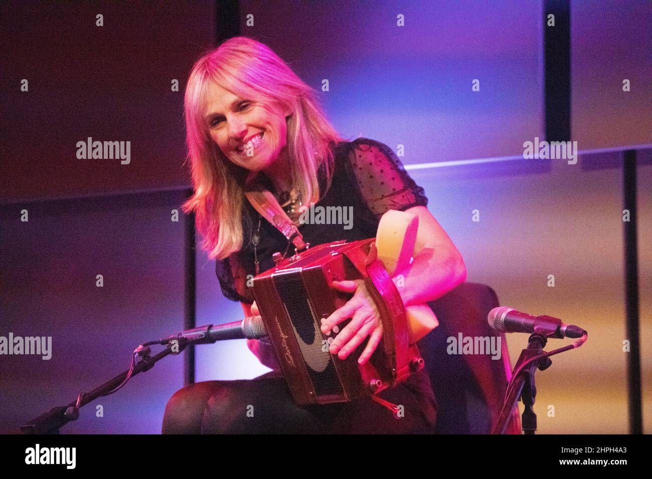 Sharon Shannon ,Irish musician and accordian player performing at ...