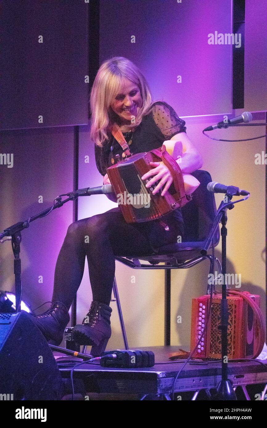 Sharon Shannon ,Irish musician and accordian player performing at ...