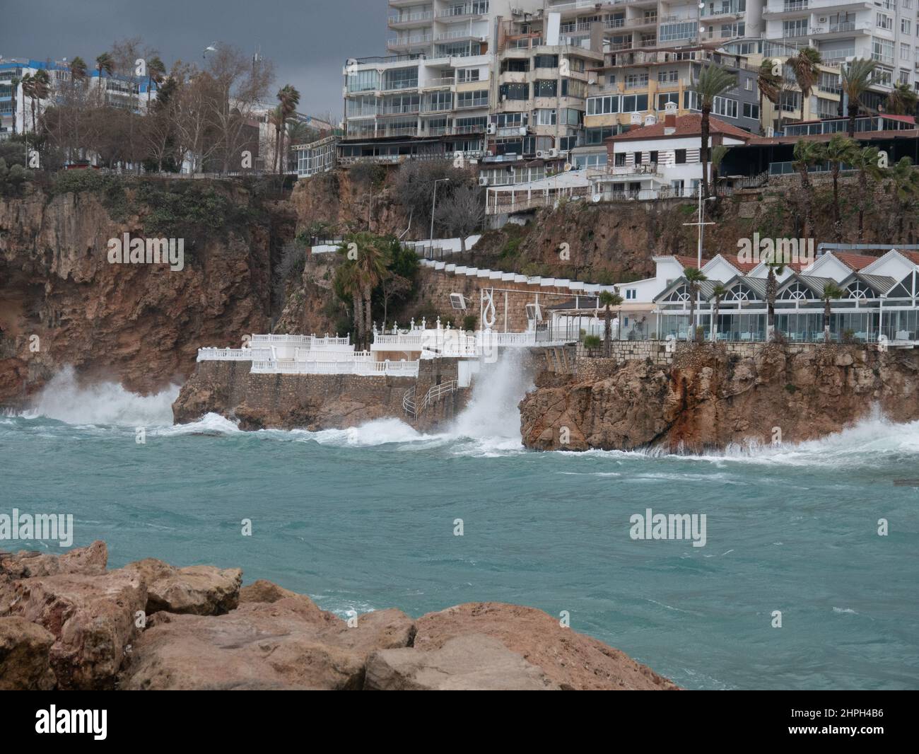 Winter weather conditions at Antalya ,Turkey Stock Photo - Alamy
