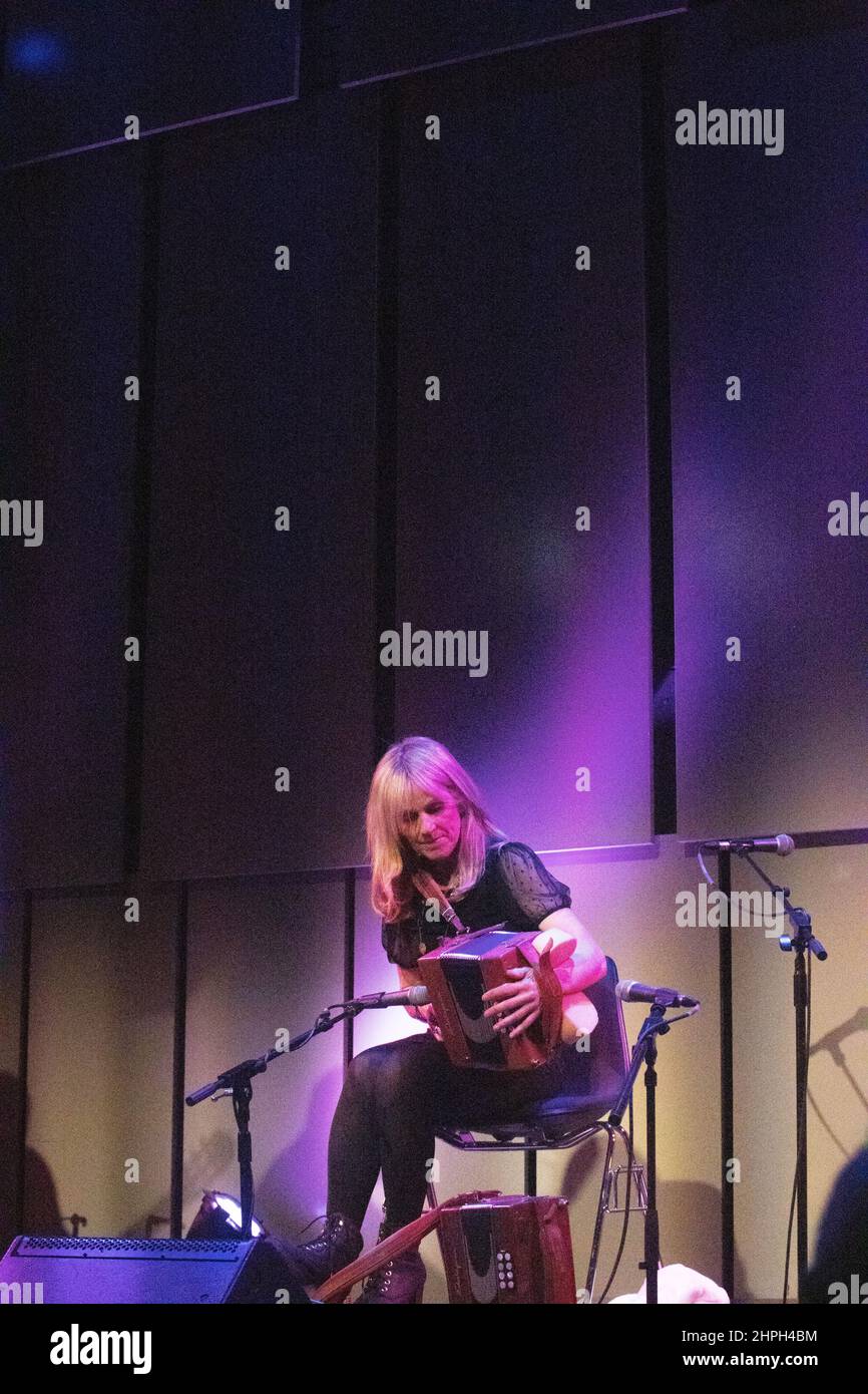 Sharon Shannon ,Irish musician and accordian player performing at ...