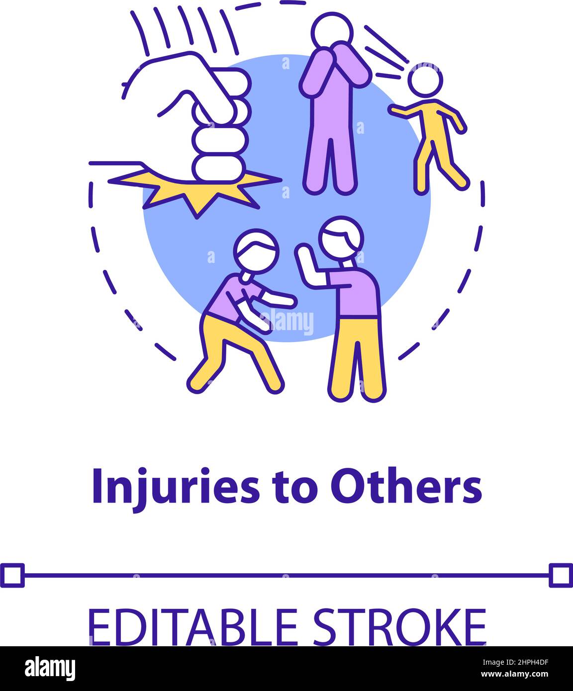 Child abuse injuries Stock Vector Images - Alamy