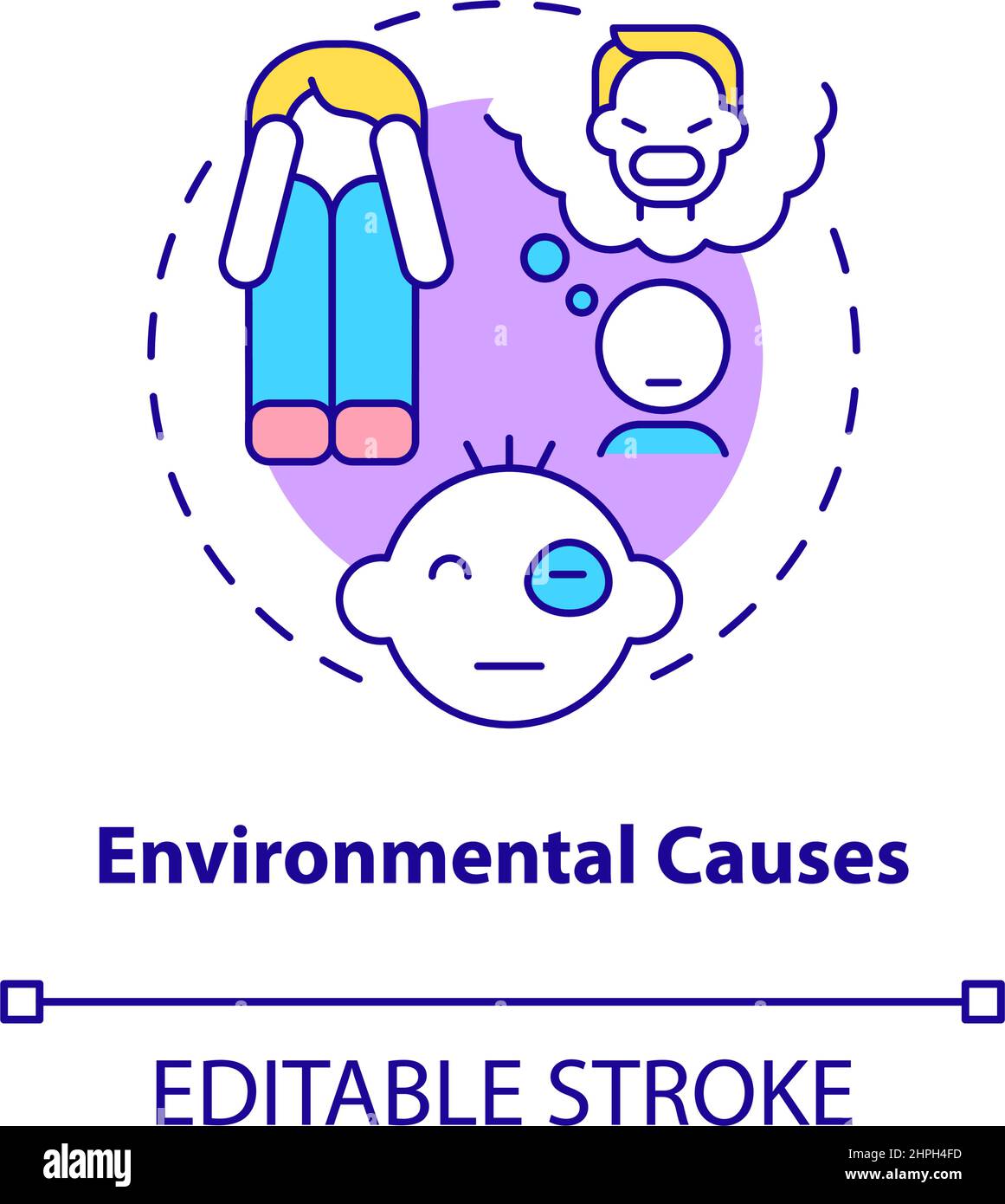 Environmental causes concept icon Stock Vector Image & Art - Alamy