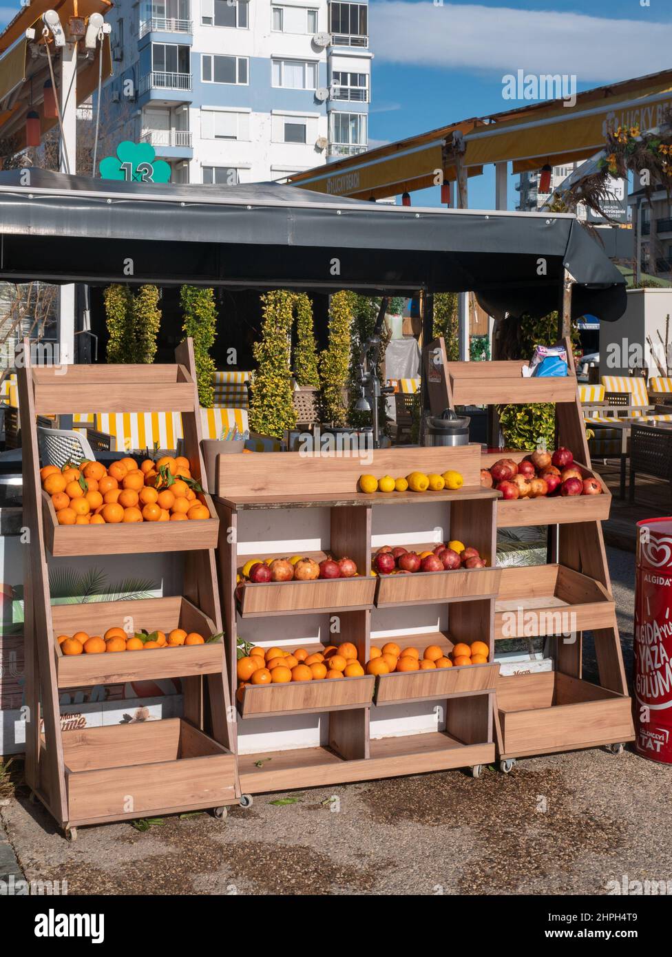 Fruit Kiosk shop Konyaalti, antalya,Turkey Stock Photo - Alamy