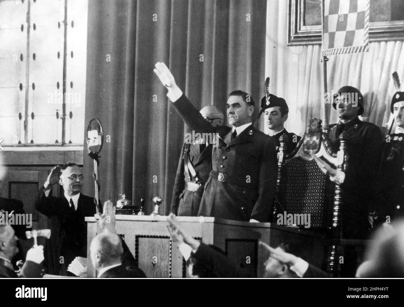 ANTE PAVELIĆ (1889-1959) Croatian politician and founder of the fascist ...