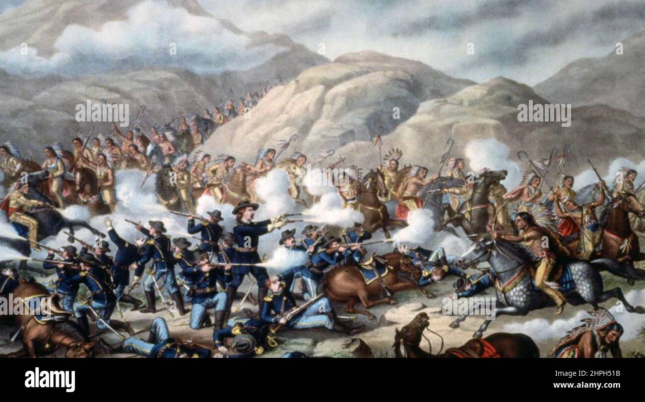 GEORGE ARMSTRONG CUSTER (1839-1876) United States Army officer ...