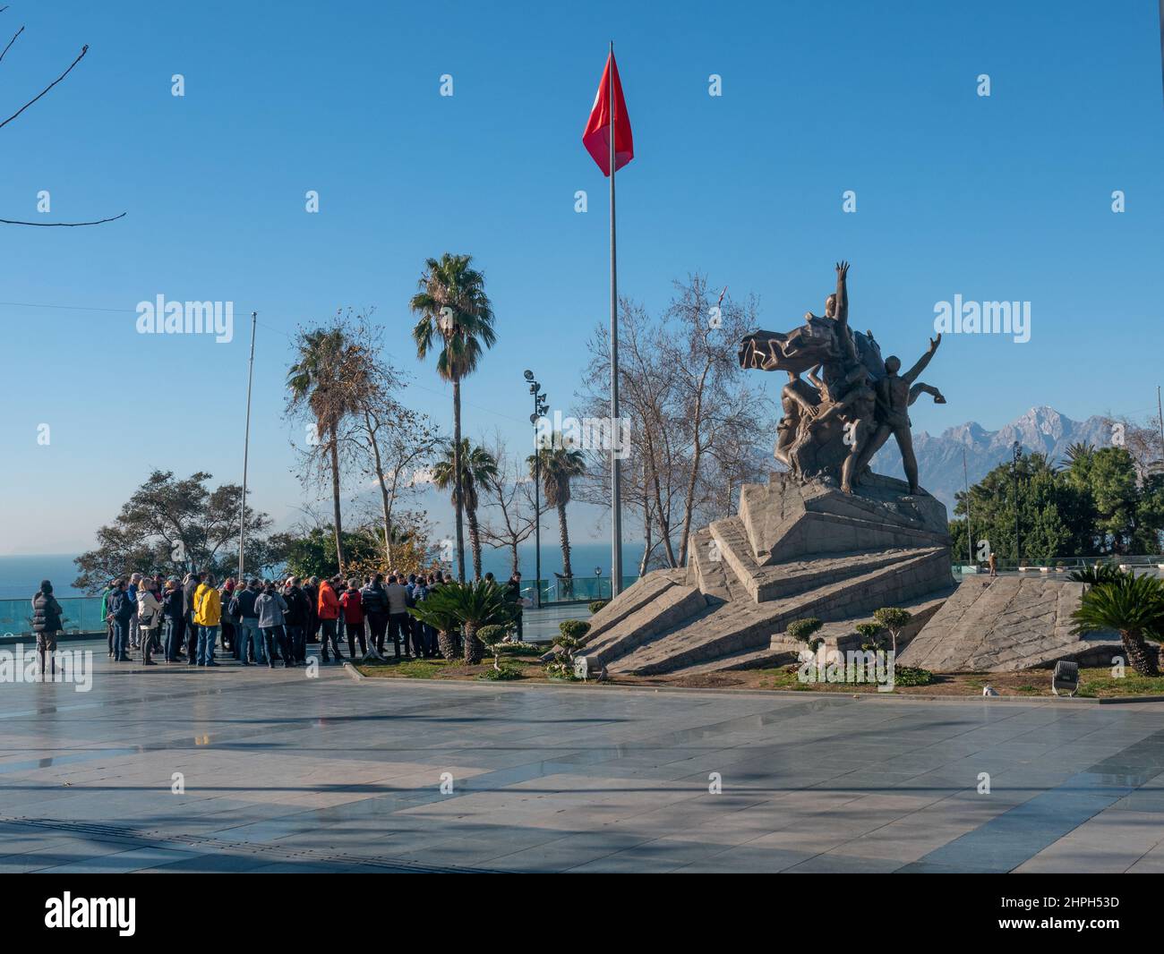 Antalya turkey ataturk monument hi-res stock photography and images - Alamy