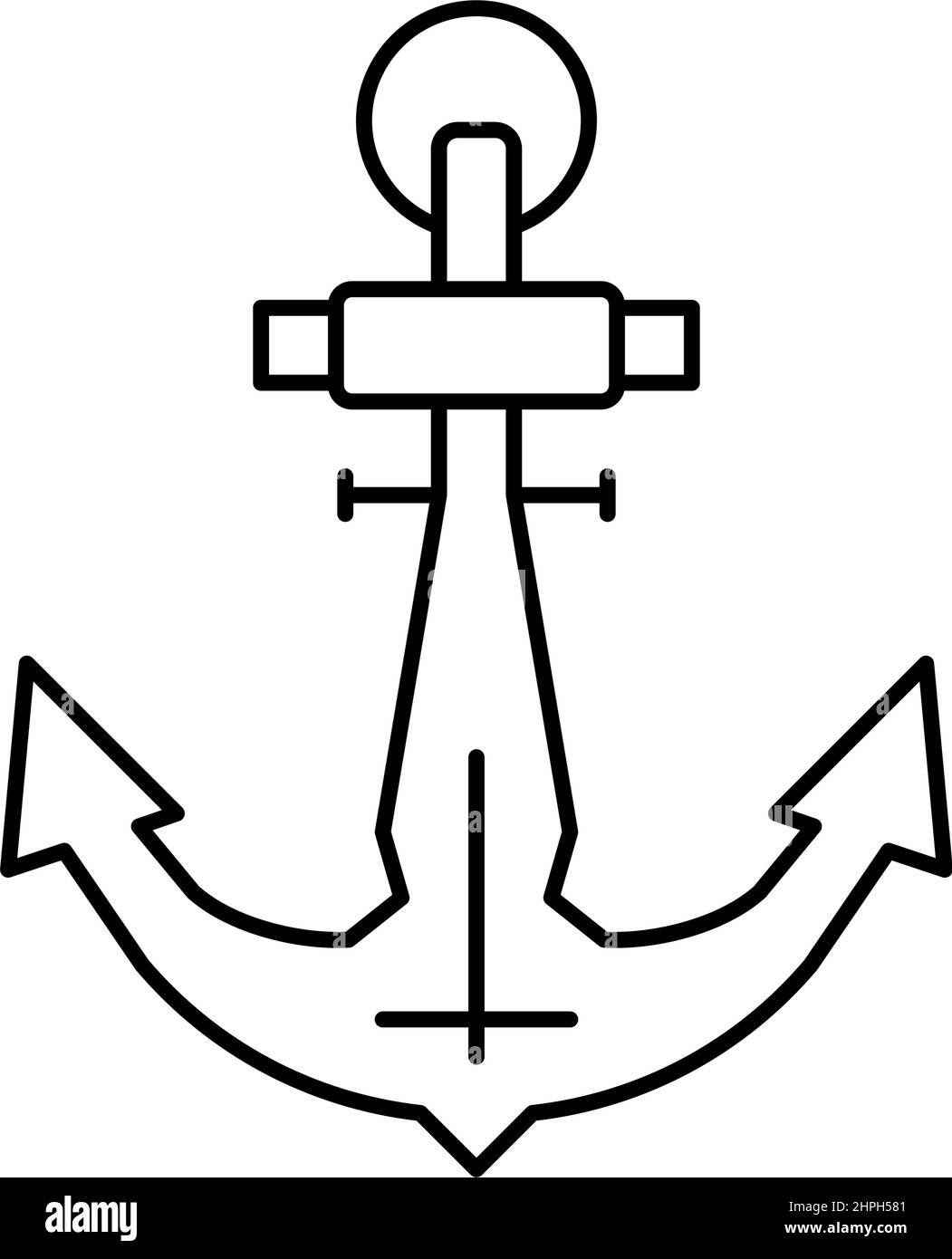 Anchor bollard Black and White Stock Photos & Images - Alamy