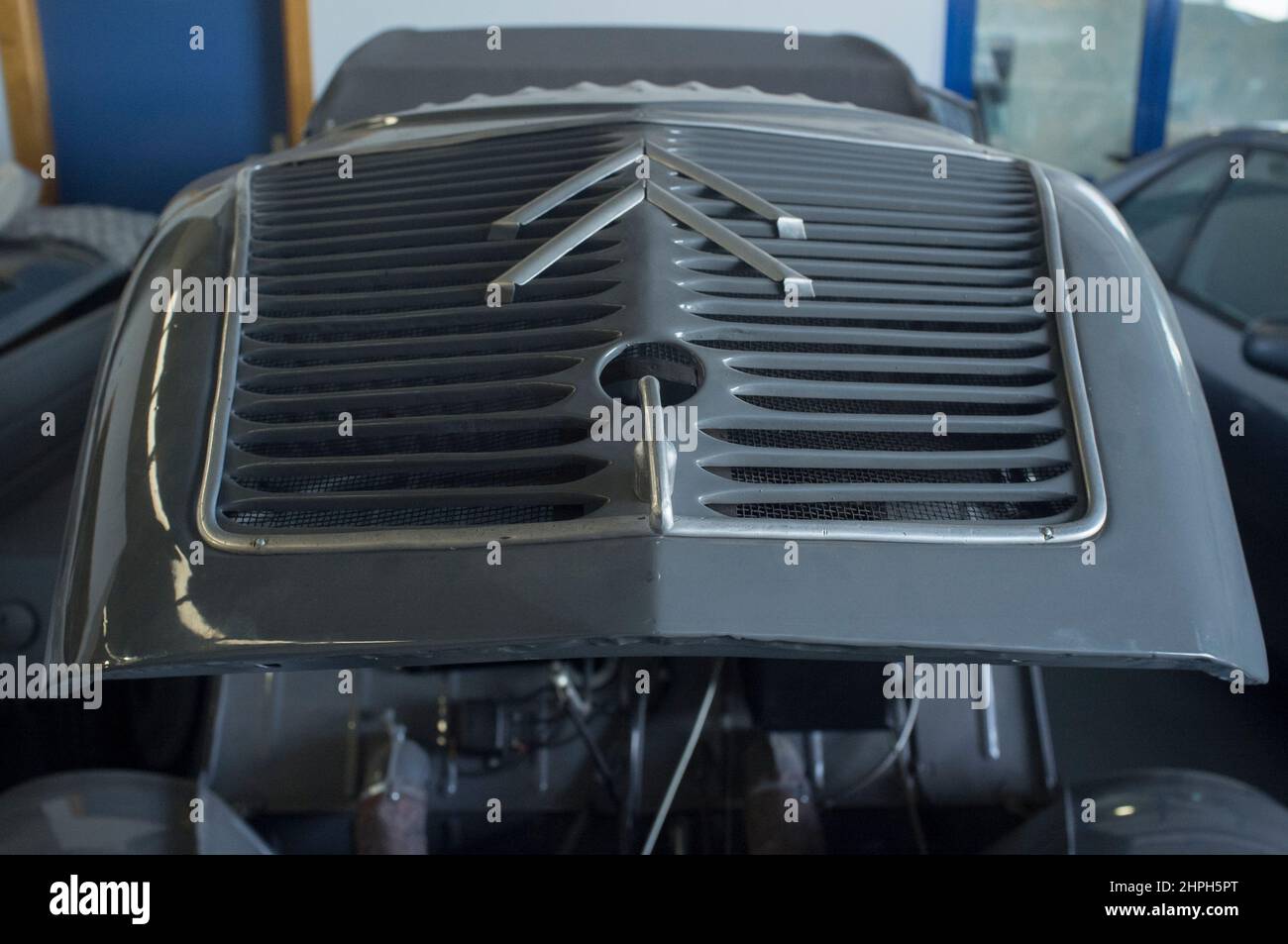 Badajoz, Spain - Feb 10th 2022: 1956 Citroen 2CV, famous 60s all-road ...