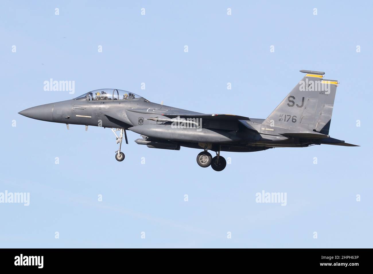 F-15E Strike Eagle from the 4th Fighter Wing, Seymour-Johnson AFB ...
