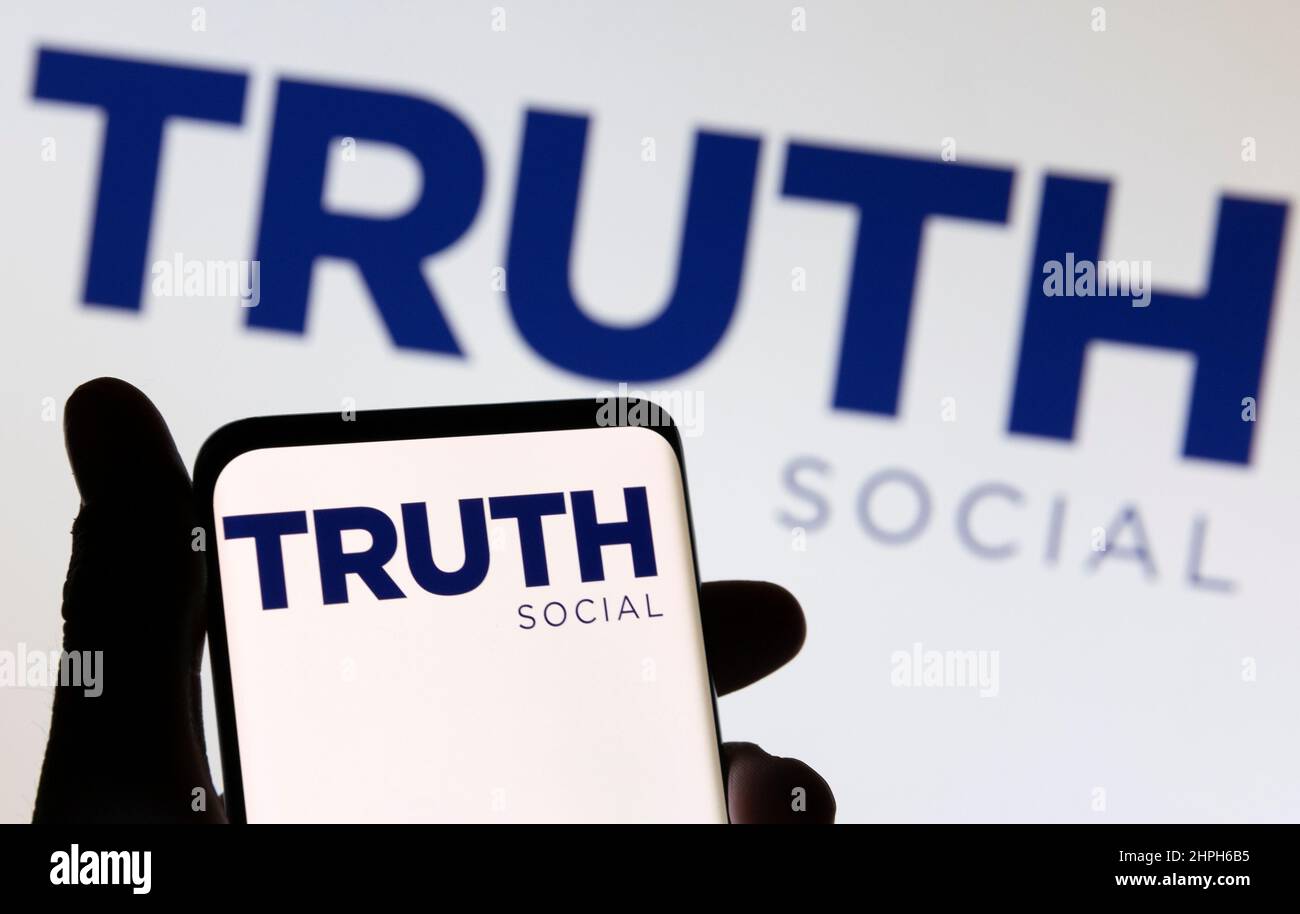 Truth social logo hi-res stock photography and images - Alamy