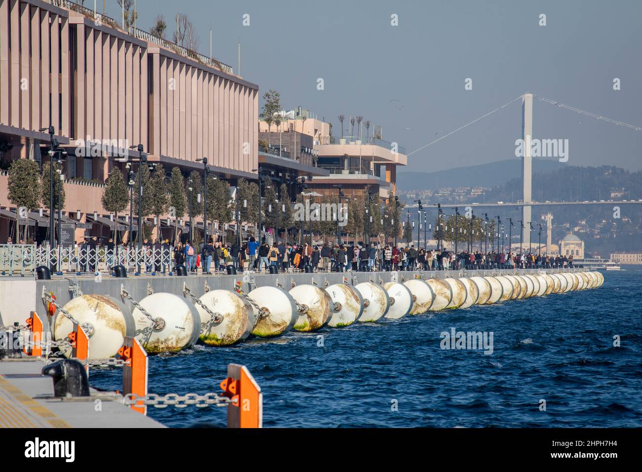 February 21, 2022: Galataport Istanbul, one of the biggest projects in ...