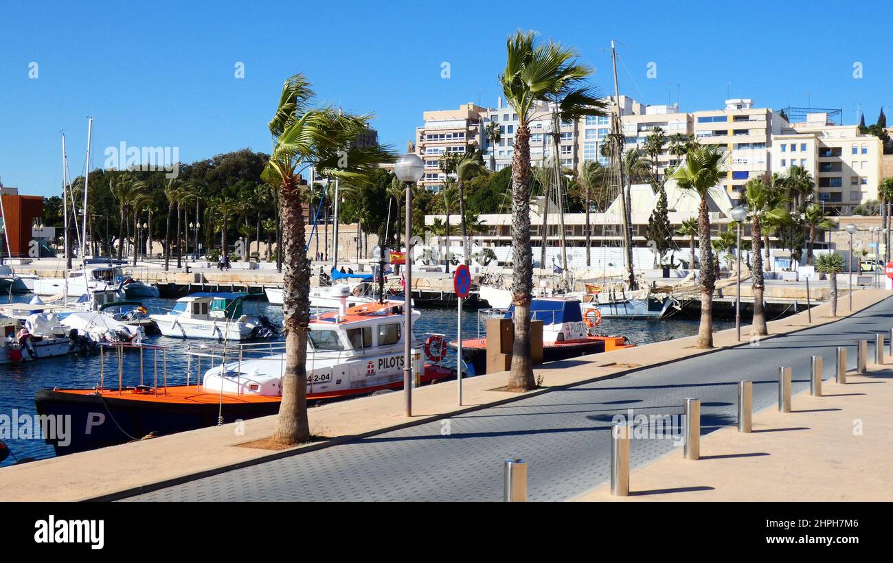 Cartagena Port, Spain Stock Photo - Alamy