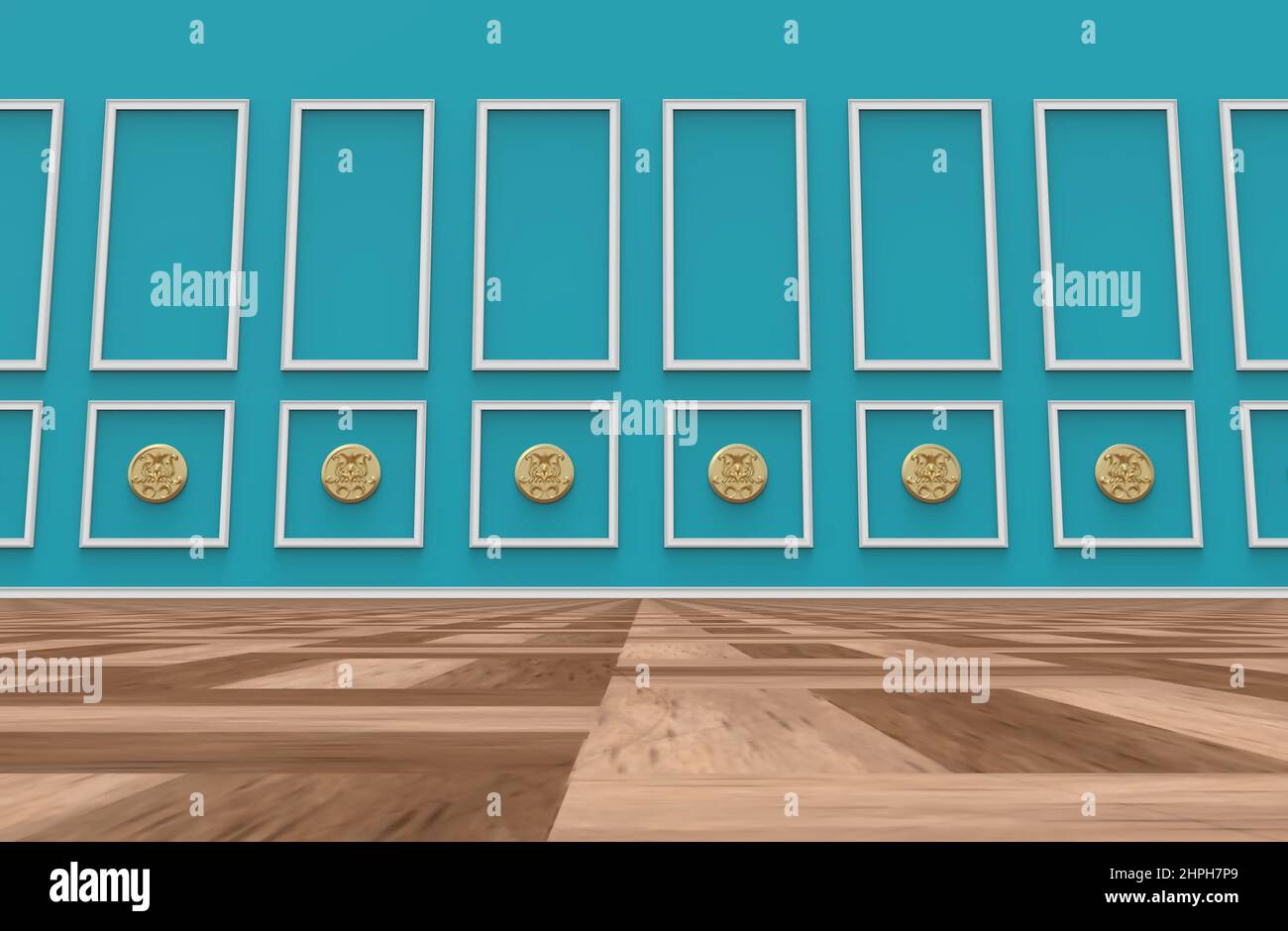 Victorian Russian style baroque interior wall texture background 3d ...