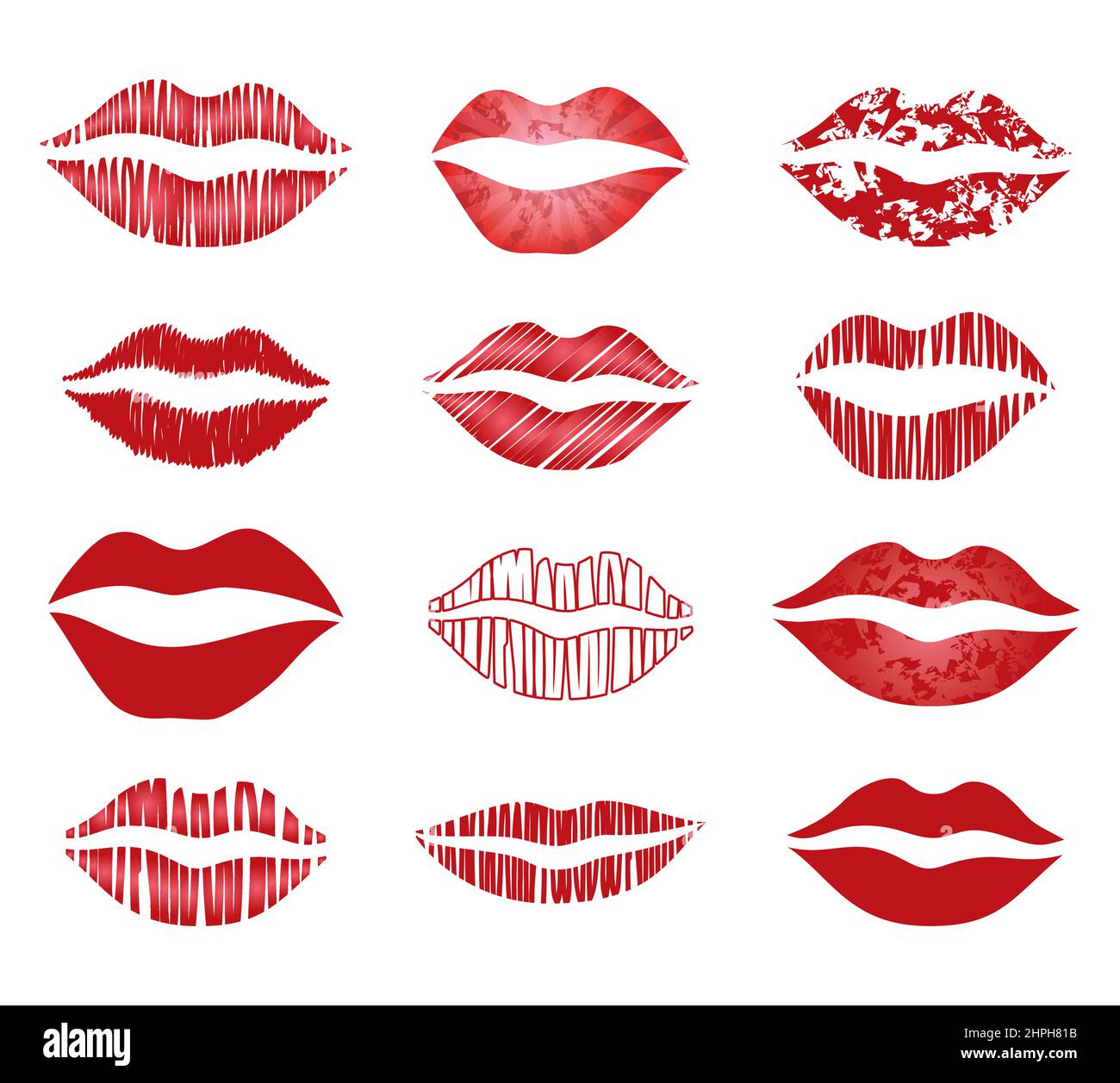 Kiss vector vectors hi-res stock photography and images - Alamy