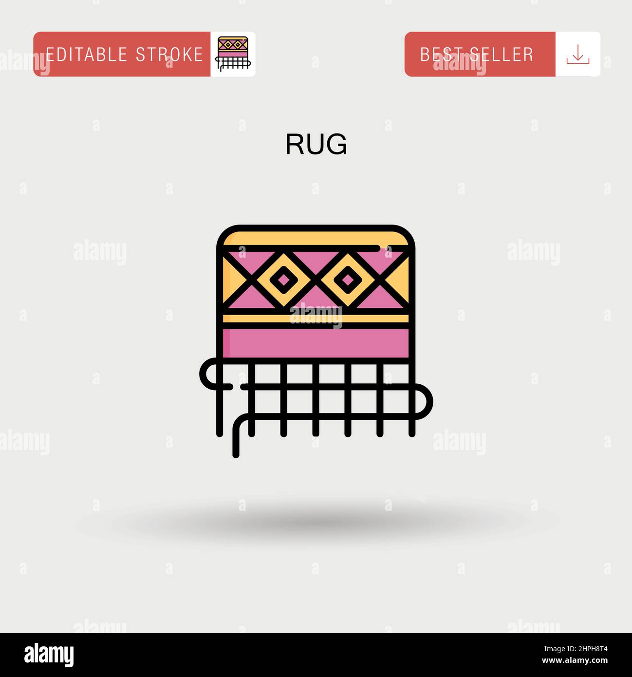 Tufting rug Stock Vector Images - Alamy