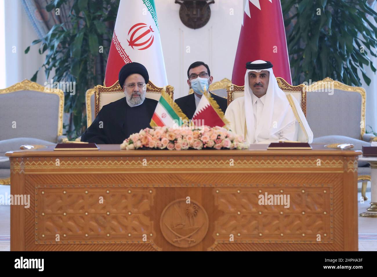 Doha, Doha, Qatar. 21st Feb, 2022. A handout photo made available by ...