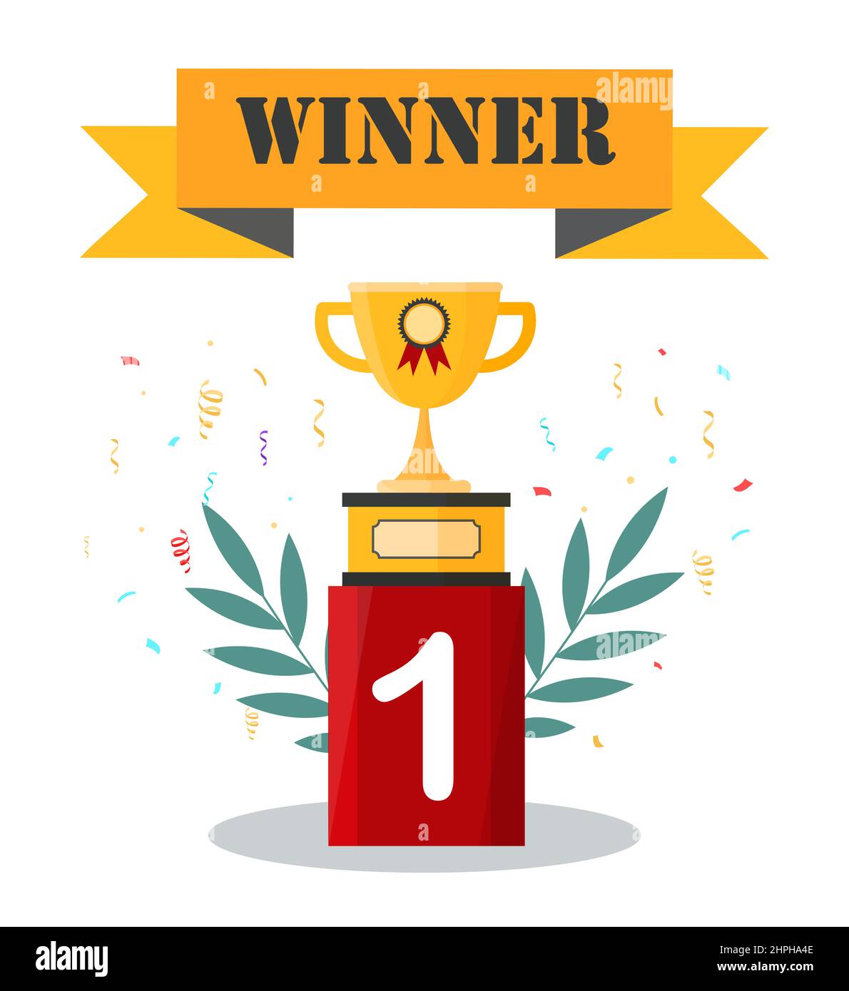 1st place podium Stock Vector Images - Alamy