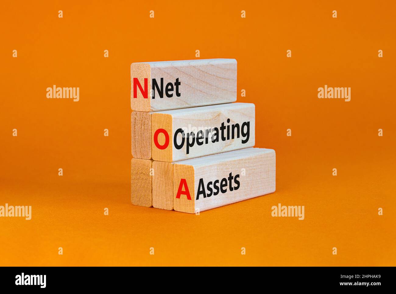 NOA net operating assets symbol. Concept words NOA net operating assets ...