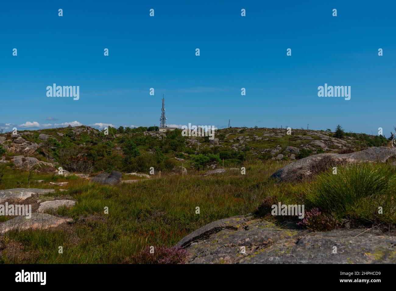 Norway transmitter telecommunications tower hi-res stock photography ...