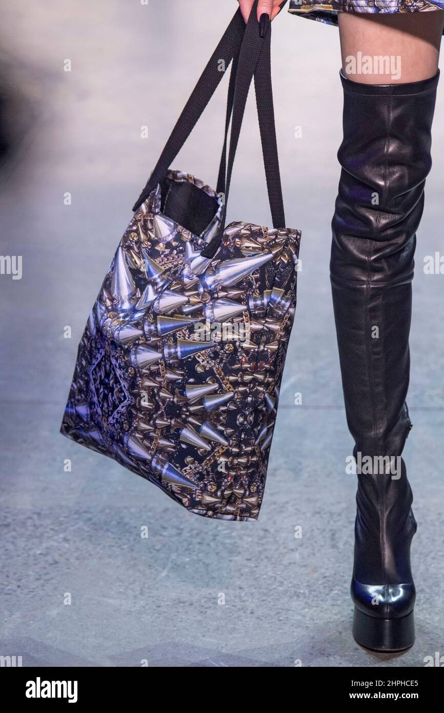 New York, USA. 16th Feb, 2022. A model walks the runway for The Blonds ...